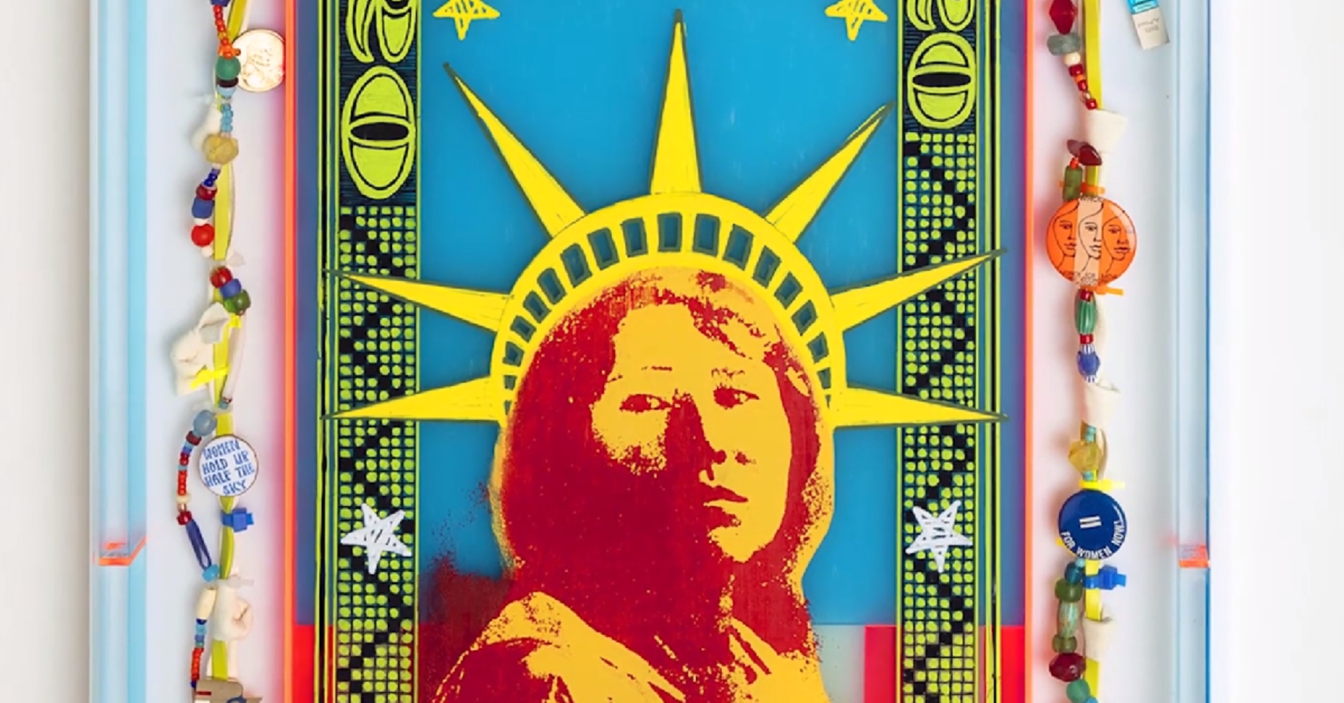 Artist Rebecca Lyon shares about her artwork "Counting On Liberty ...