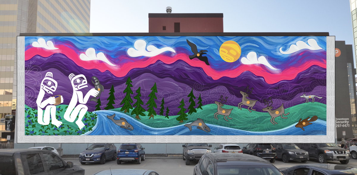 Alaska Native Artists Re-Indigenize Downtown Anchorage Streetscape ...