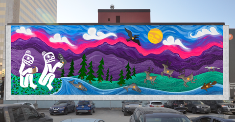 Alaska Native Artists Re-Indigenize Downtown Anchorage Streetscape ...