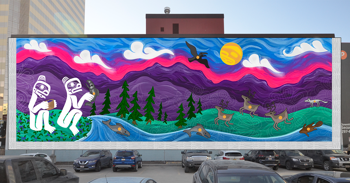 Alaska Native Artists Re-Indigenize Downtown Anchorage Streetscape ...