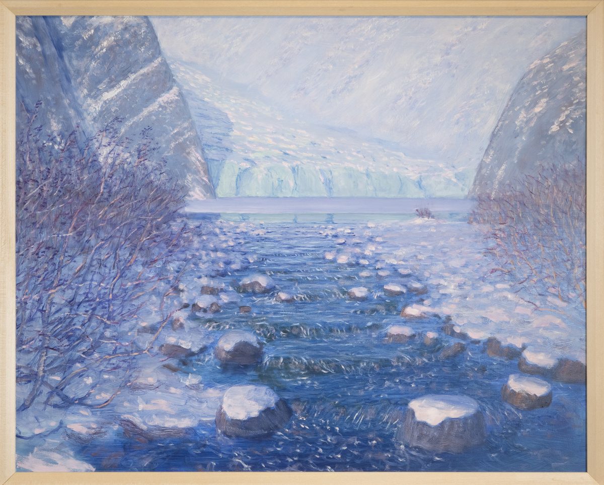 Painting at the End of the Ice Age Exhibition Tour - Saddlebag Glacier ...